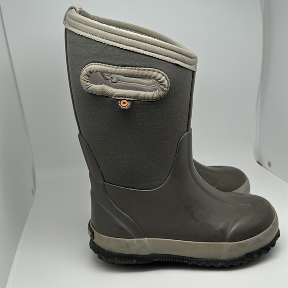 Bogs | Shoes | Bogs K Classic Matte Gray Grey Pull On Waterproof Rain ...